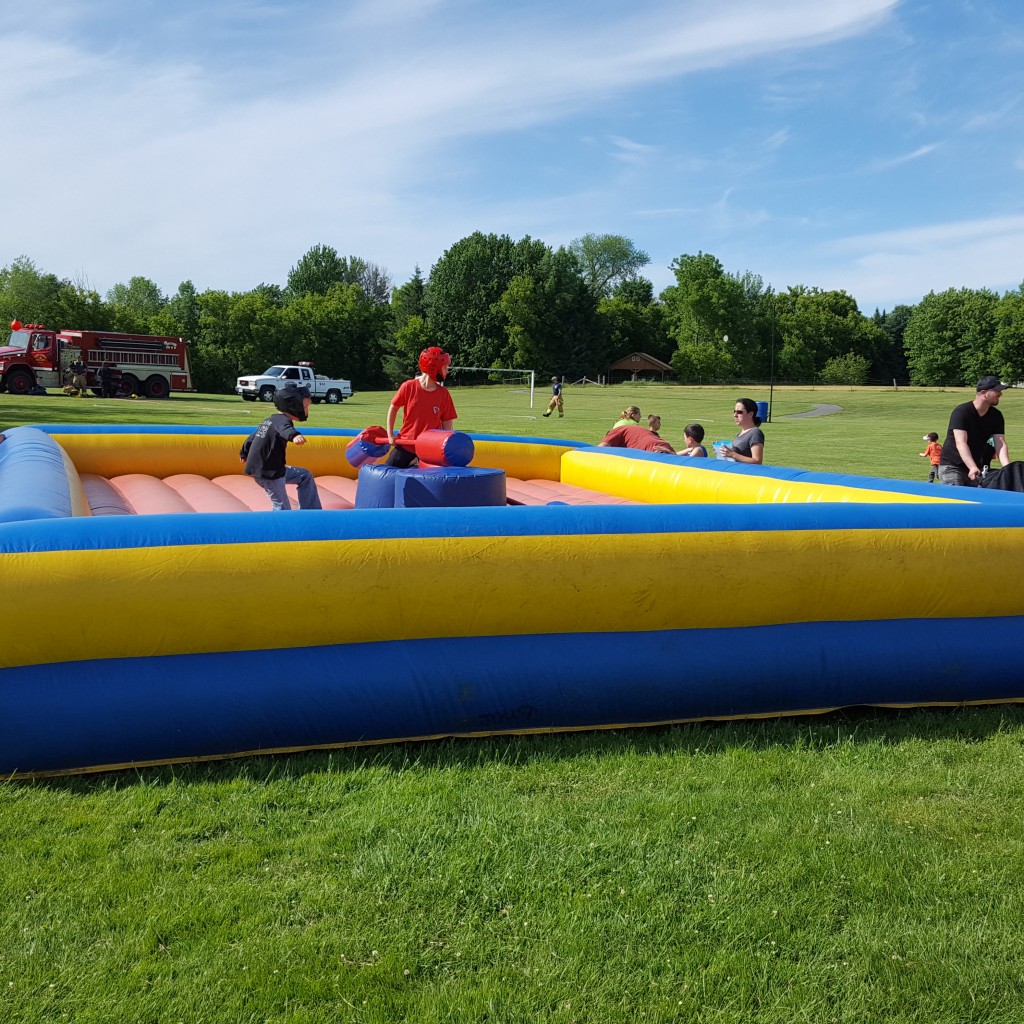 Inflatable jousting ring for parties or events adults and children ...
